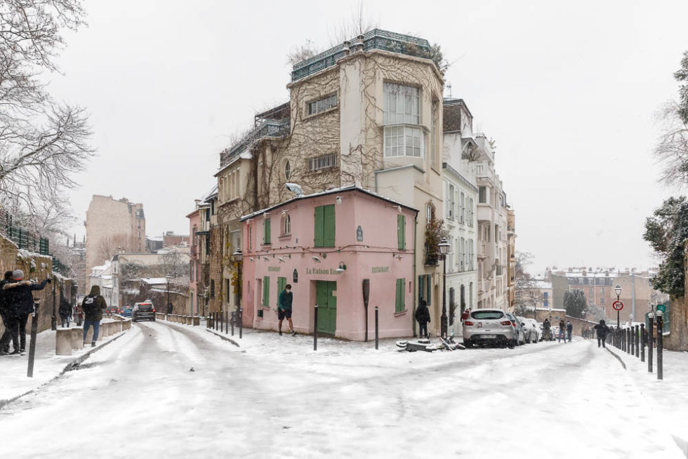 Top photo spots in Paris under the snow - Loic Lagarde